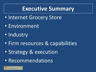 HomeGrocer.com case study | PDF