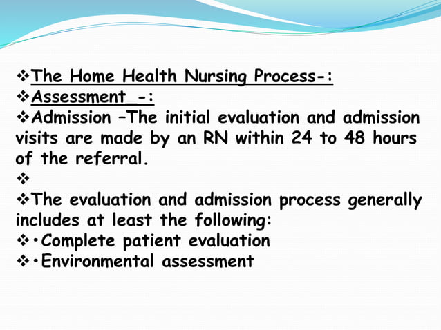 Home health care | PPTX