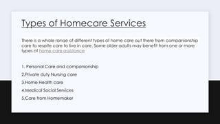 Home health care agency | PPTX