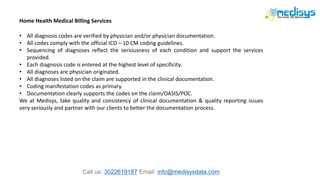 Home health medical billing services | PPT