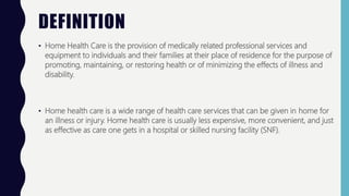 Home health services | PPTX