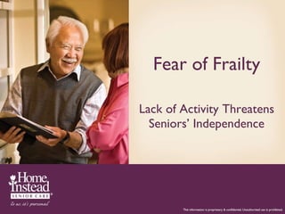 Fear of Frailty | PPT