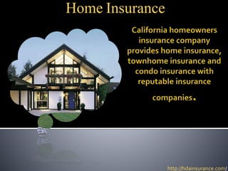 Home insurance ppt | PPTX