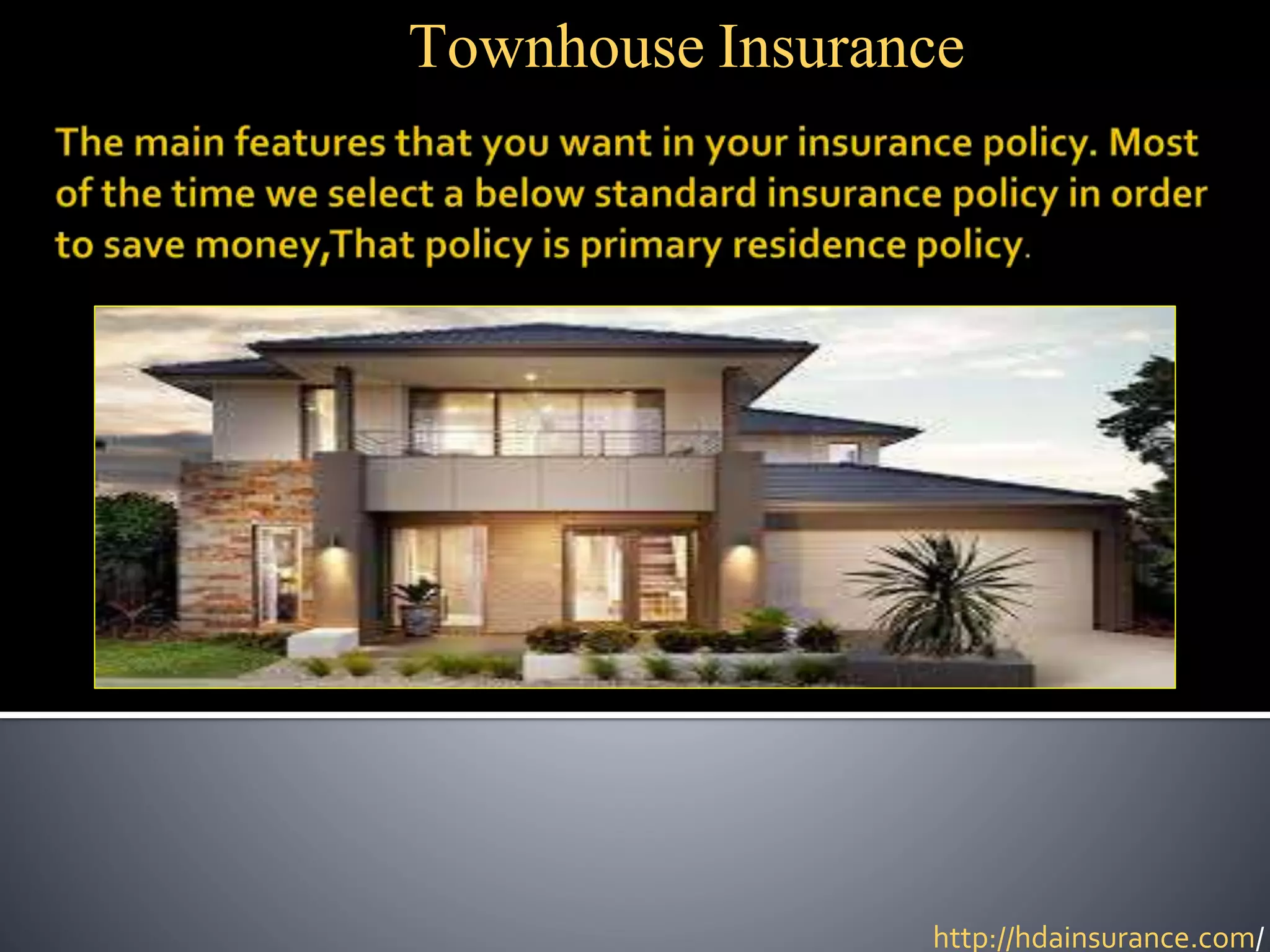 Home insurance ppt | PPT