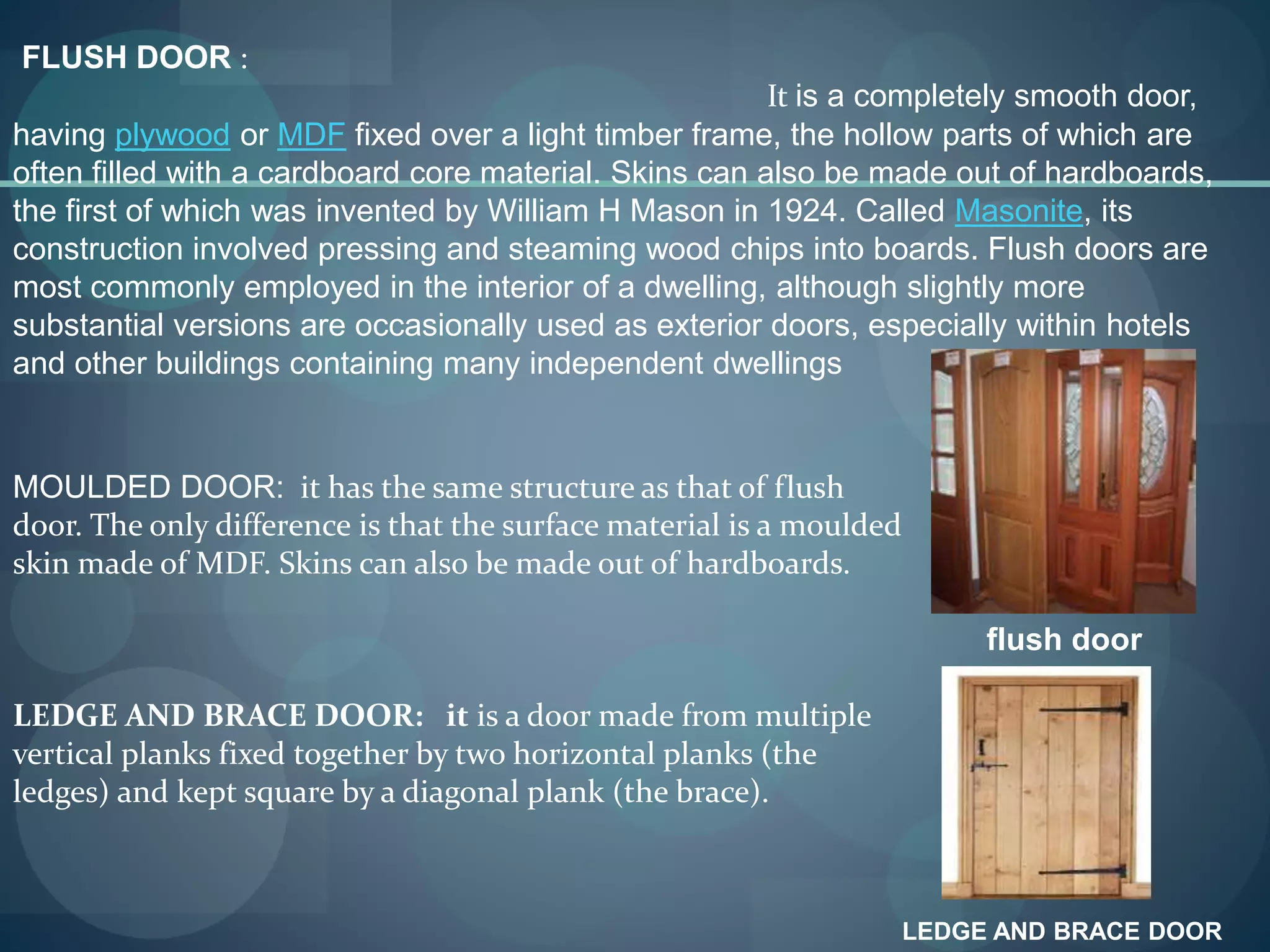 Home Interior Components - Doors/Windows/Wardrobes | PPTX | Interior Decorating | Home & Garden