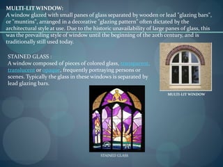 Home Interior Components - Doors/Windows/Wardrobes | PPT