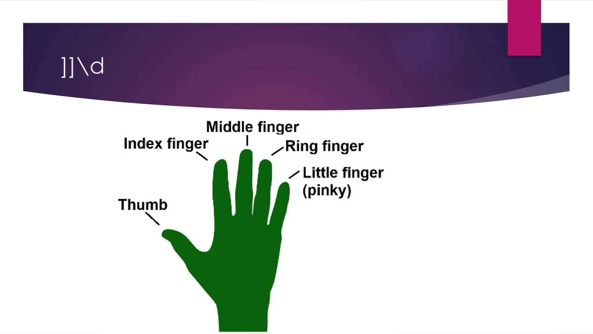 HOME KEYS for touch typing in keyboarding.pptx