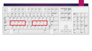 HOME KEYS for touch typing in keyboarding.pptx