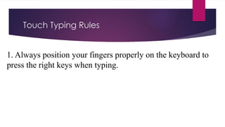 HOME KEYS for touch typing in keyboarding.pptx