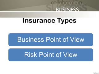 Classification of Insurance | PPTX
