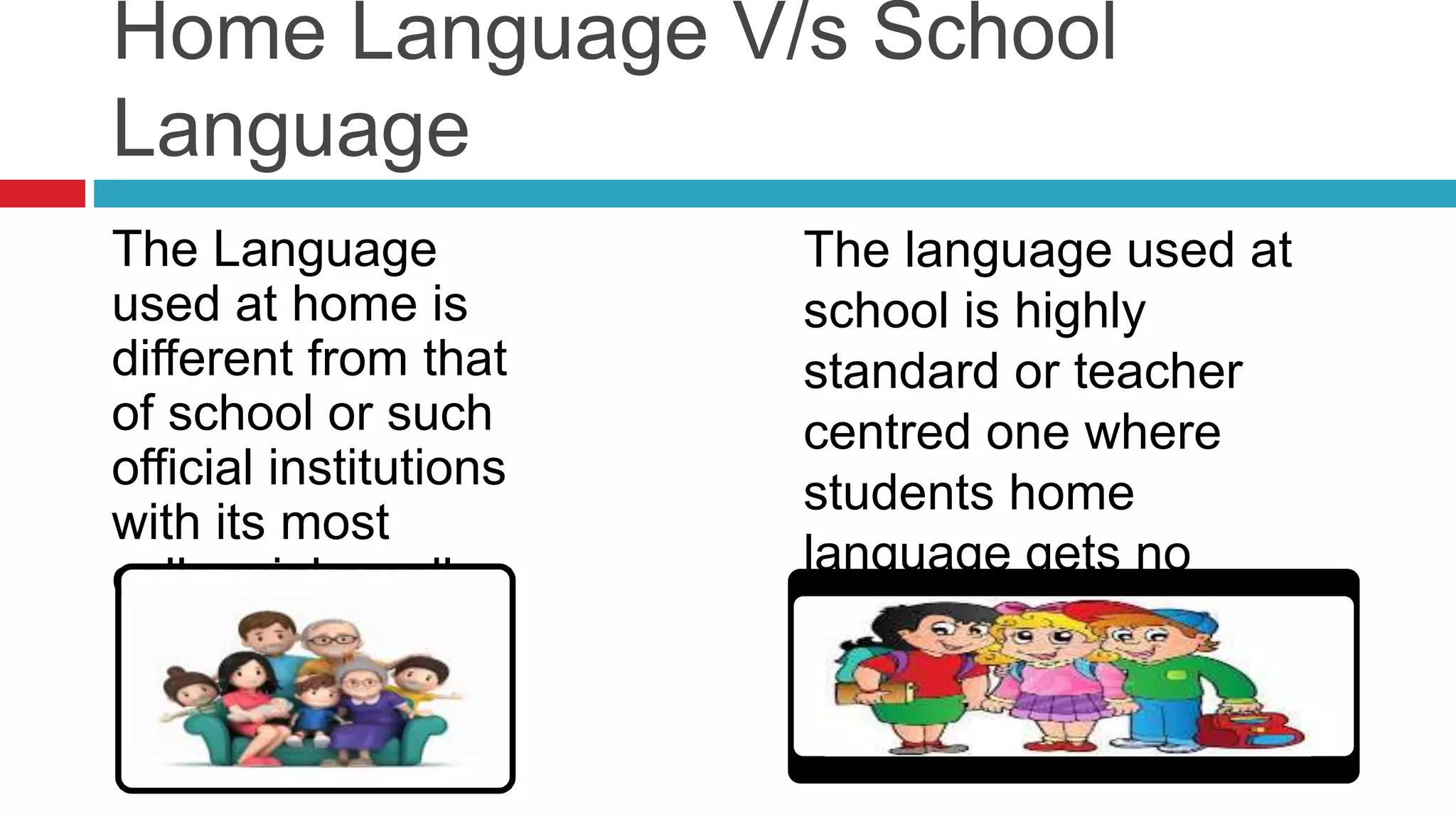Home language vs school language | PPSX