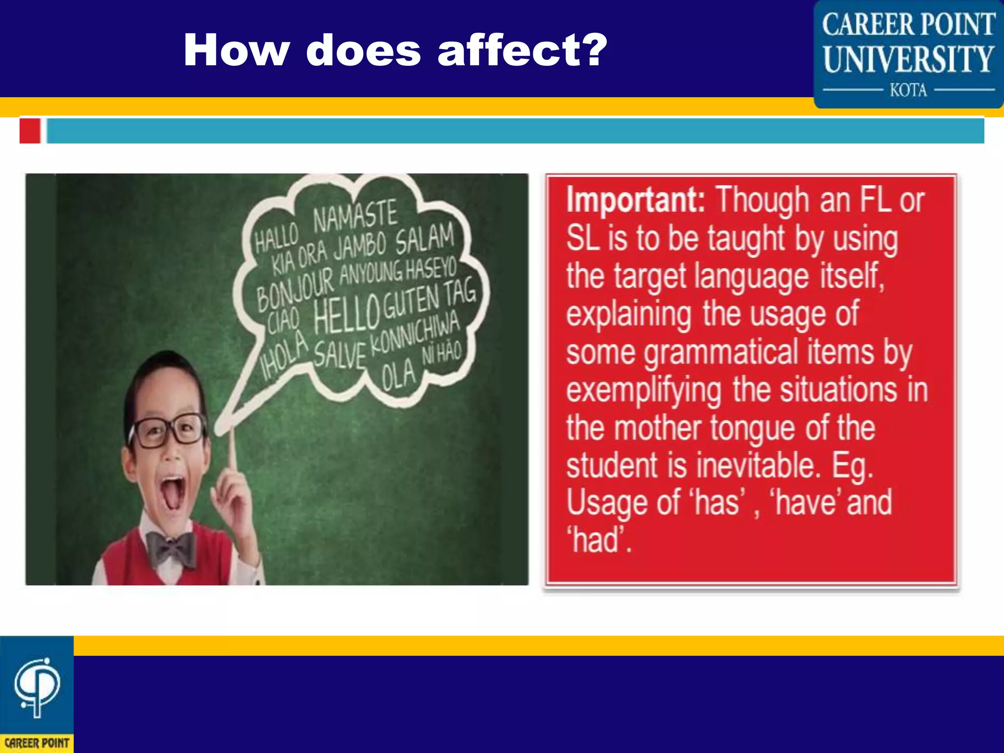 Home language vs school language | PPTX