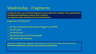 Home learning week 2 | PPT