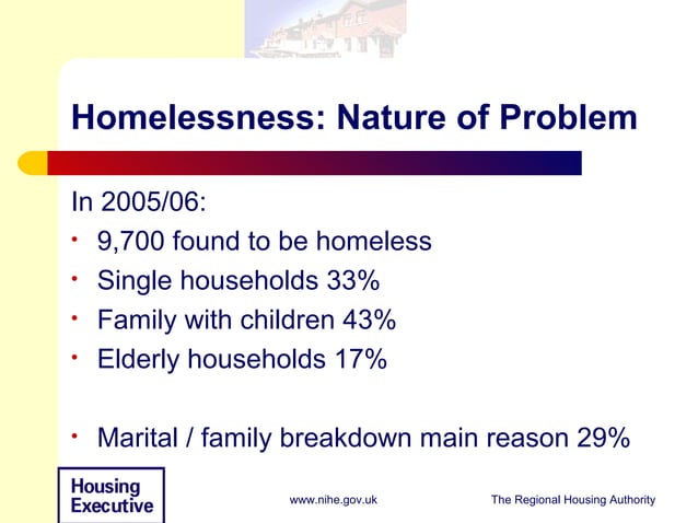 "Housing strategies as a solution to homelessness" | PPT | Government ...