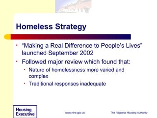 "Housing strategies as a solution to homelessness" | PPT | Government ...