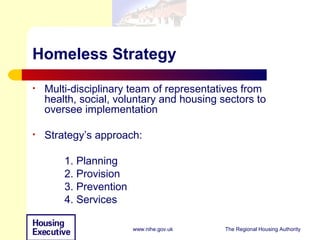 "Housing strategies as a solution to homelessness" | PPT | Government ...