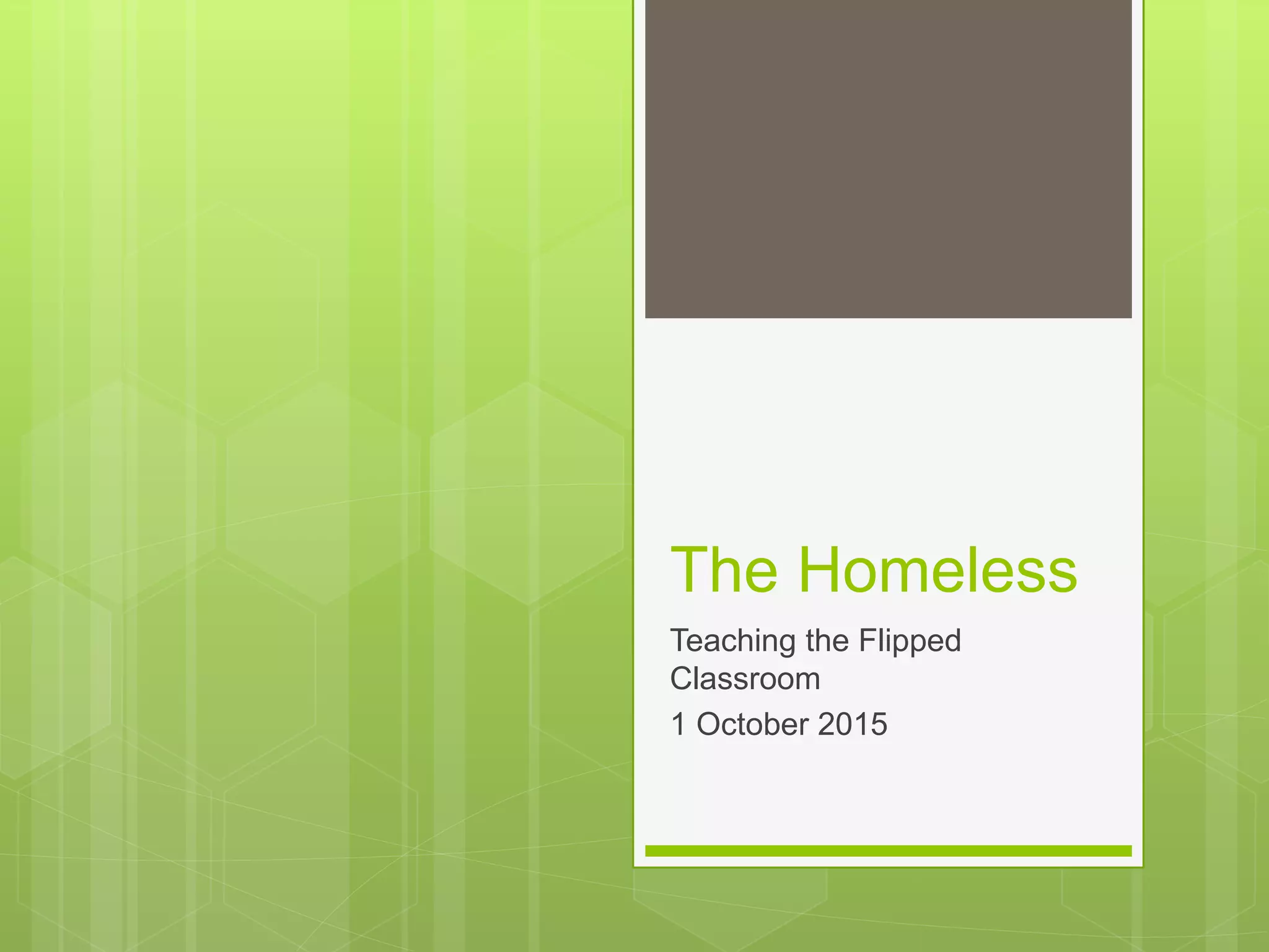 The Homeless | PPT