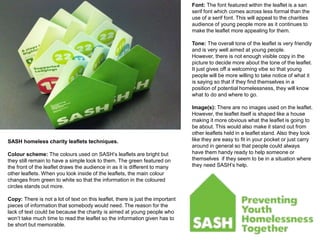 Task 3 Homeless Charity Analysis | PPTX