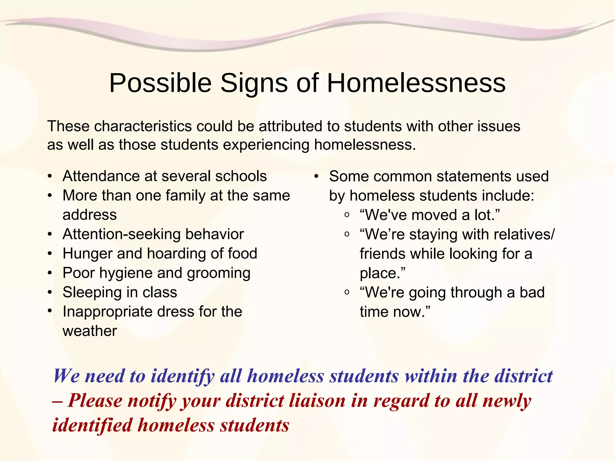 Homeless Information Presentation | PPT