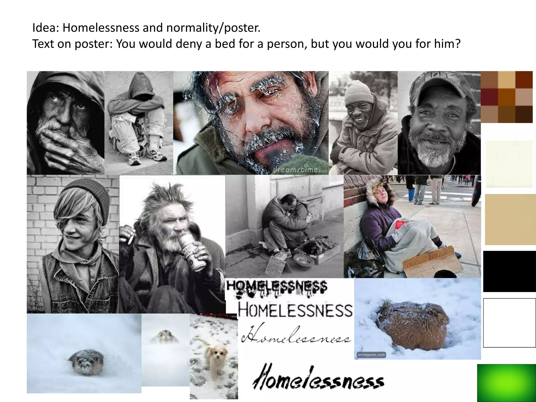 Homeless mood boards | PPTX