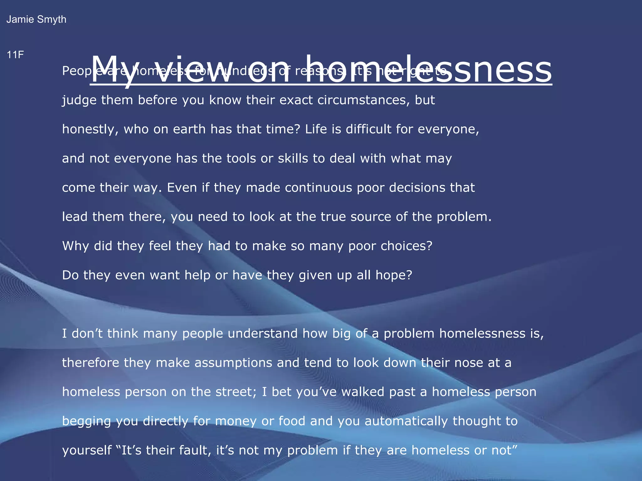 Homelessness | PPT