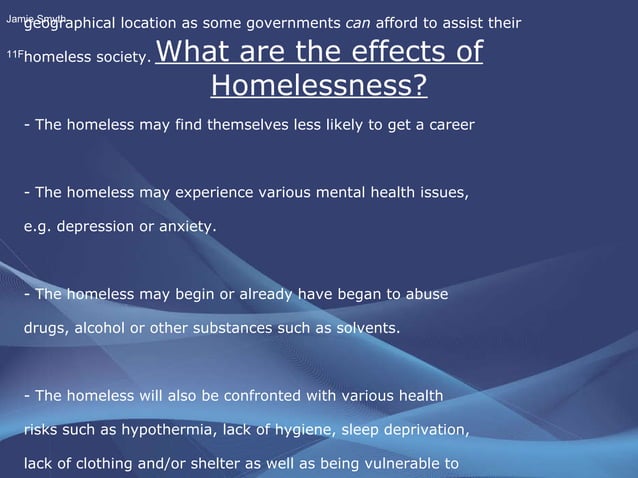 Homelessness | PPT