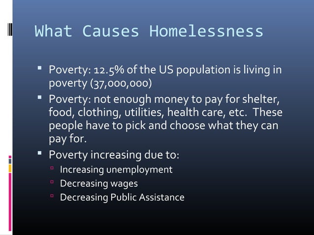 Homelessness | PPT | Debated Sensitive Social Issues | Sensitive Topics