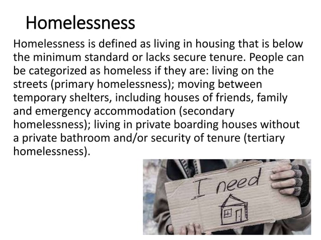 Homelessness | PPTX | Debated Sensitive Social Issues | Sensitive Topics