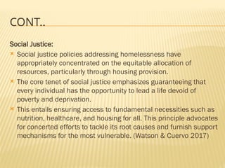 Australian Social Problem Homelessness P | PPTX