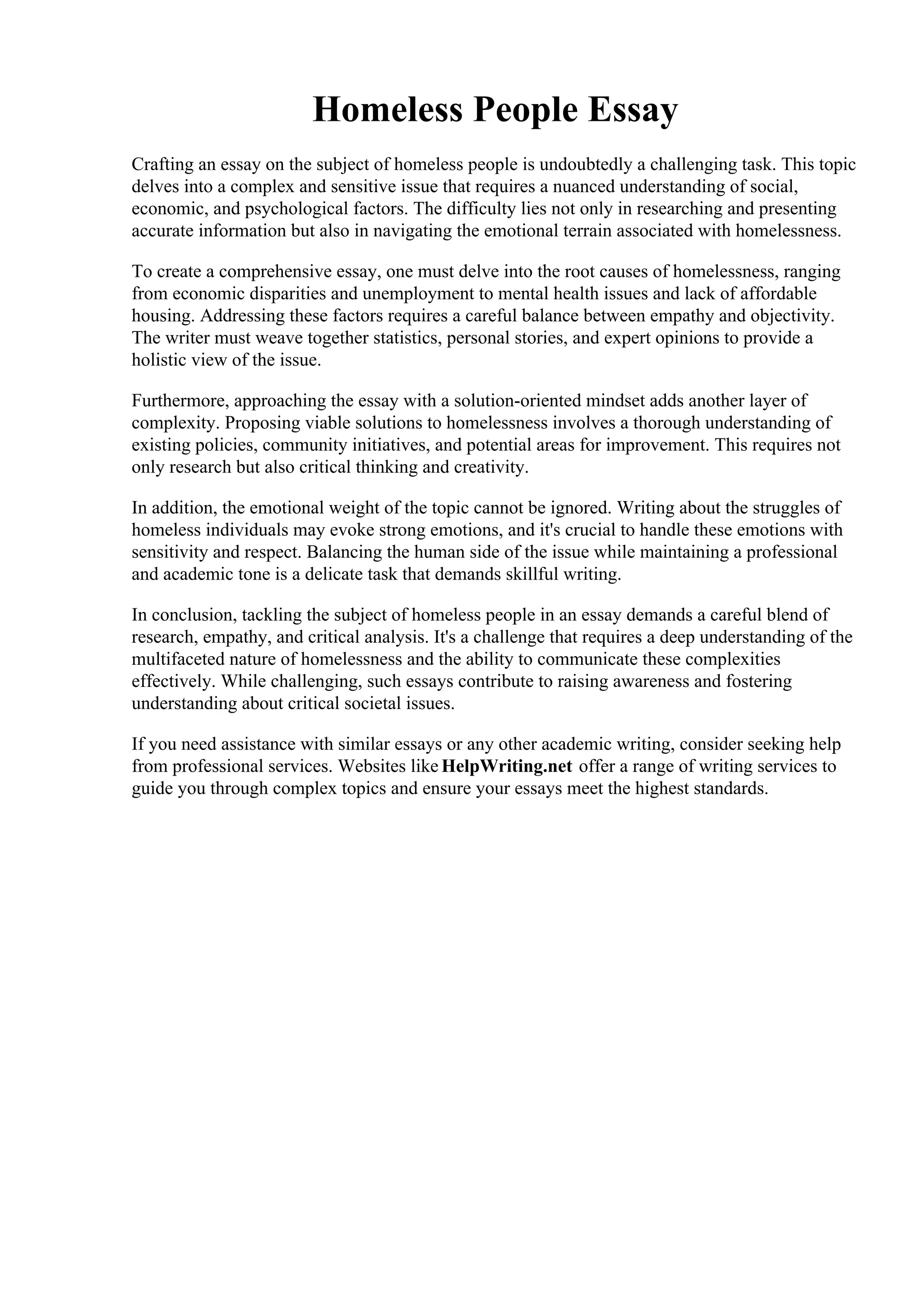 Homeless People Essay.pdf