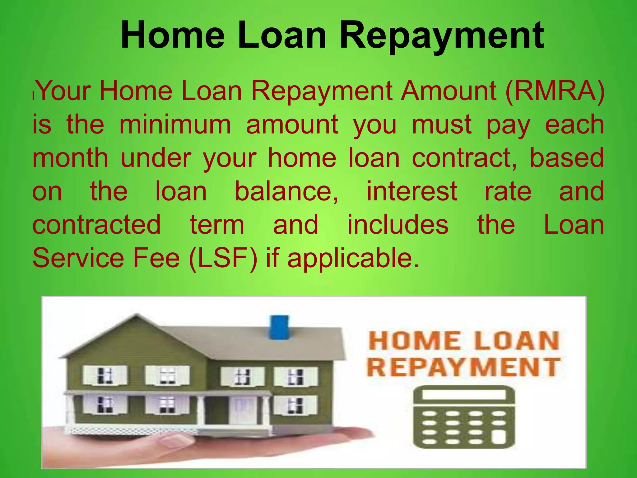 Home loan | PPTX | Home Financing | Personal Debt