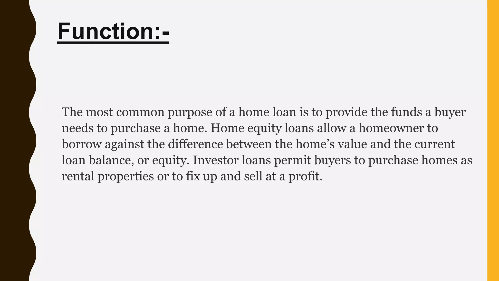 Home loan | PPTX