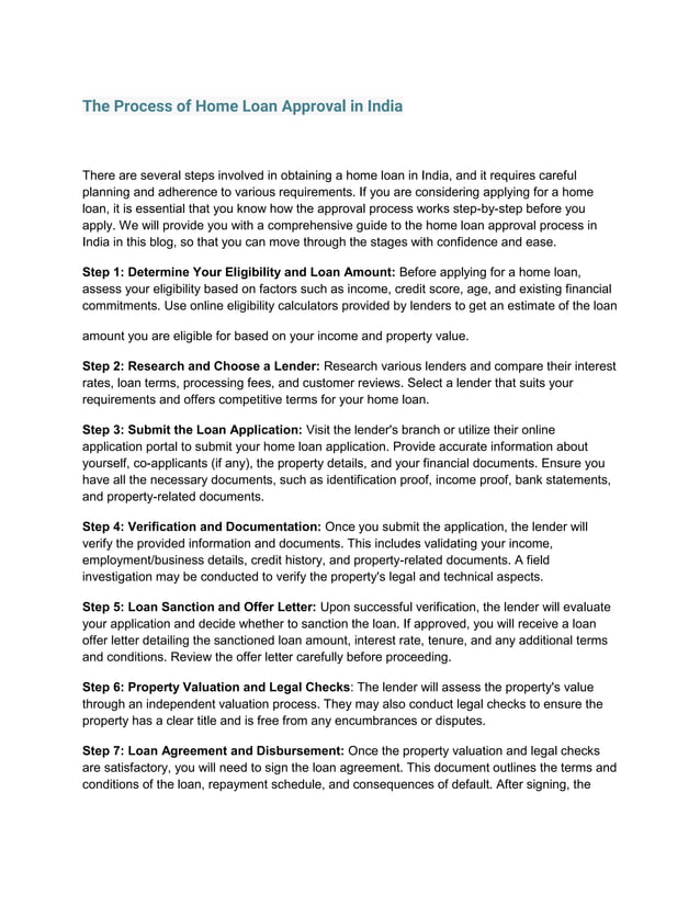 Home loan approval India.docx