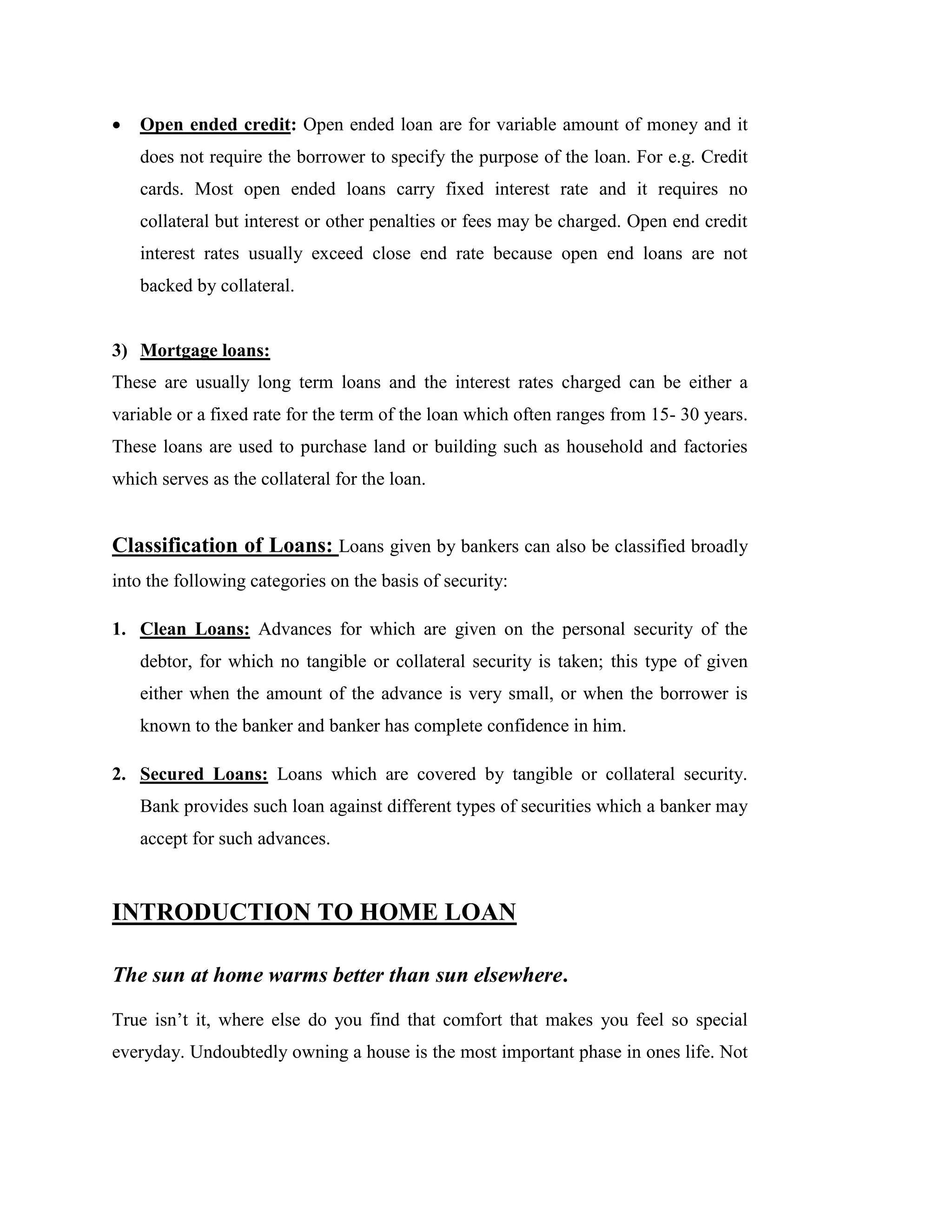 Home Loan Project black book | PDF