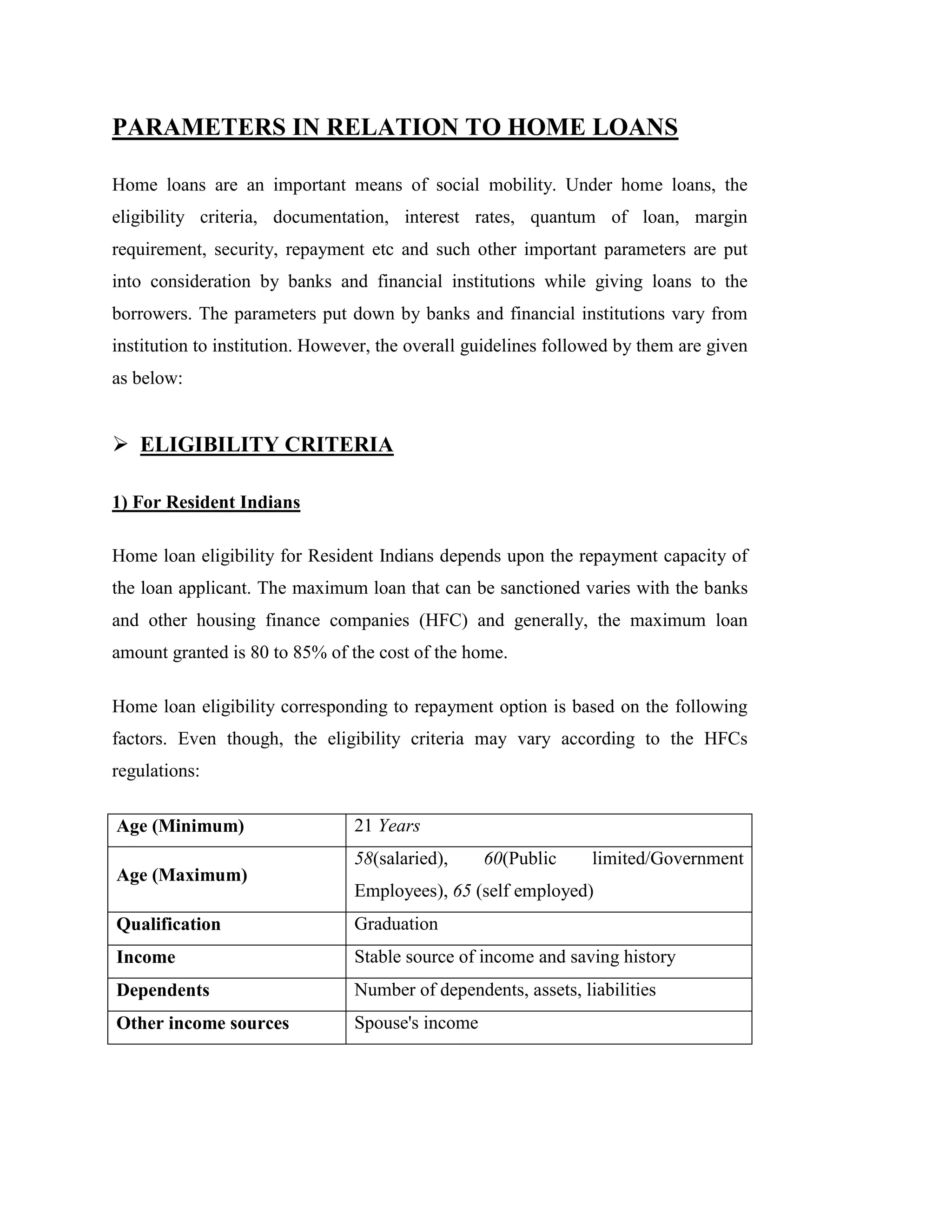 Home Loan Project black book | PDF