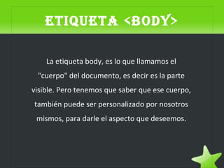 Etiquetas HTML | ODP