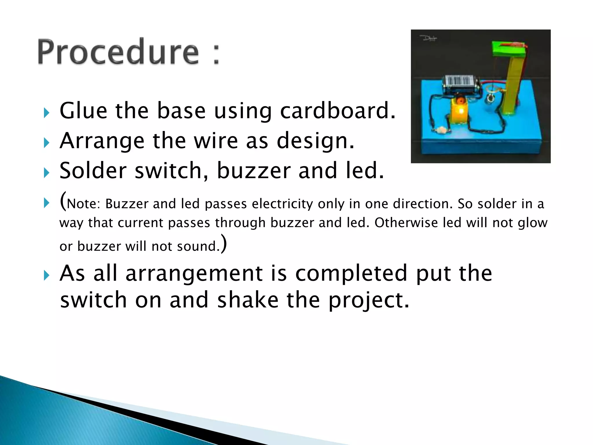 Homemade earthquake detector Sciecne Project | PPTX
