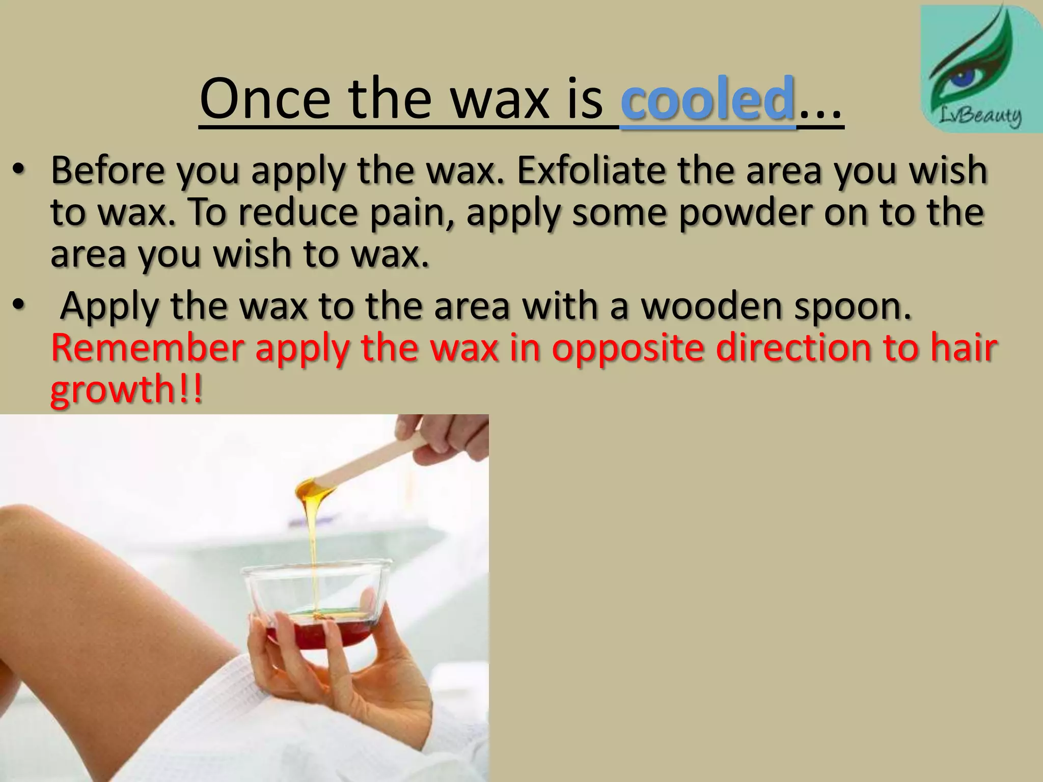 DIY natural hair wax for hair removal | PPTX