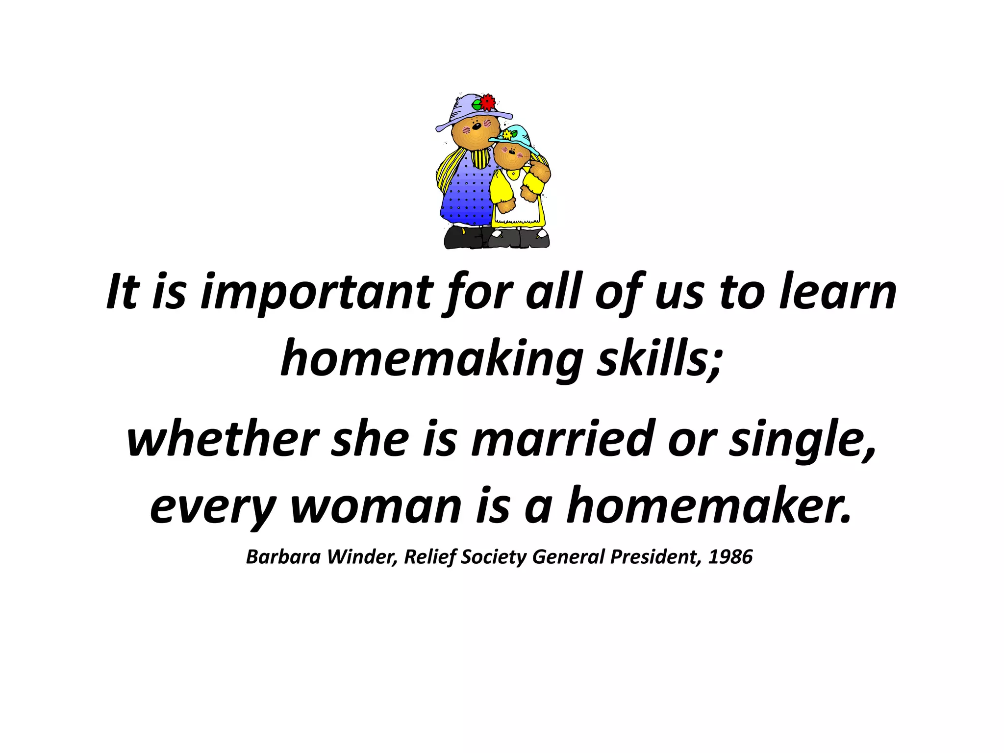 Homemaking journals presentation | PPT