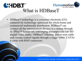 Homemation - HDMI & HDBaseT™ | PPT | Home Entertainment Systems ...