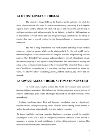 Home monitoring system using io t | PDF