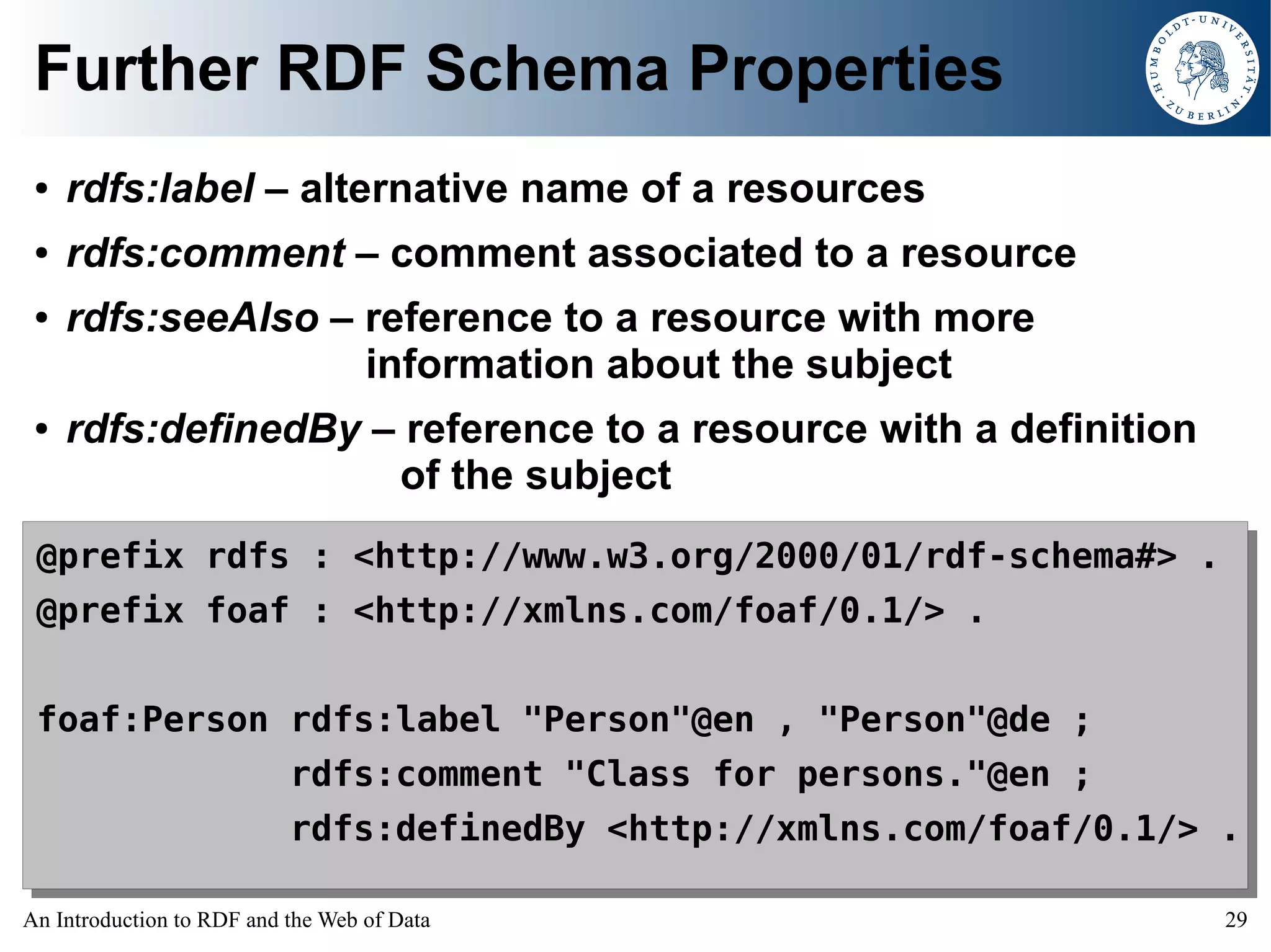 An Introduction to RDF and the Web of Data | PDF