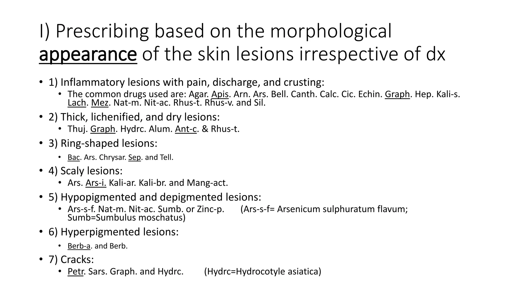 Homeopathic Dermatology - An Overview | PPTX