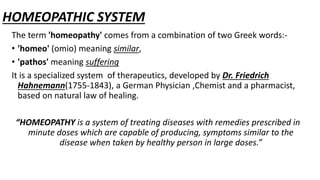 HOMEOPATHIC SYSTEM.pptx