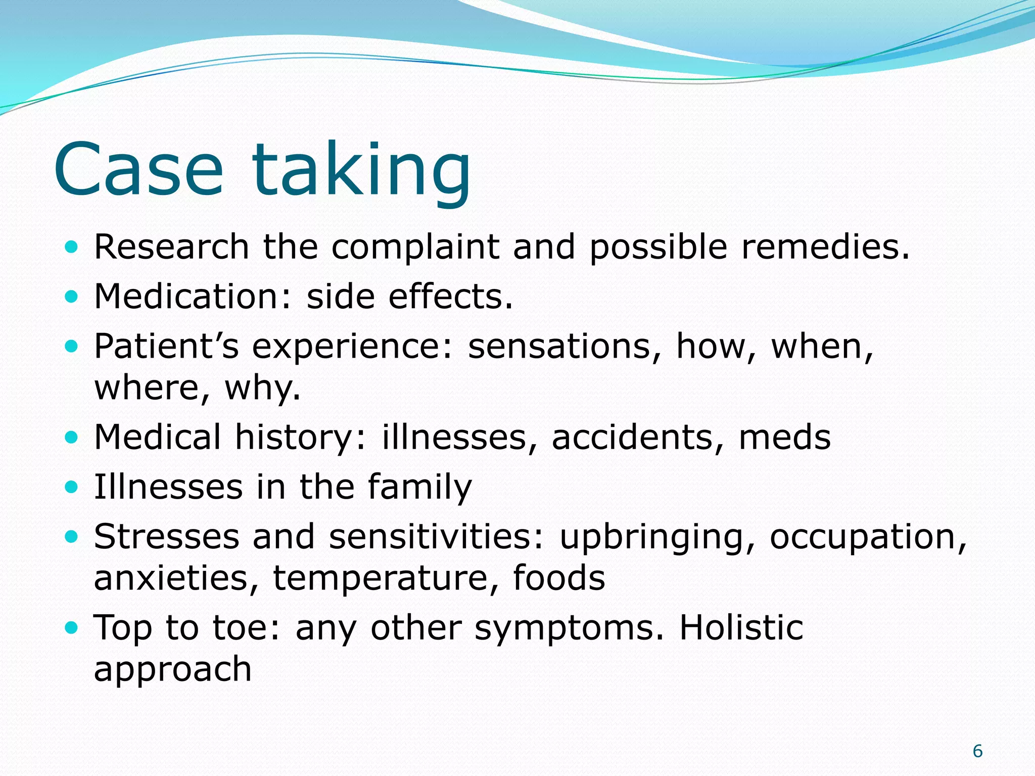 Homeopathic Treatment Overview | PPTX