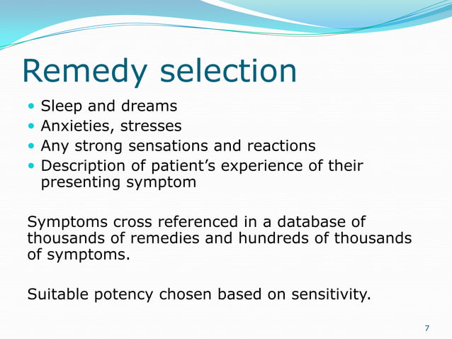 Homeopathic Treatment Overview | PPTX | Diseases and Conditions ...