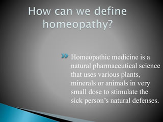 Homeopathy | PPTX | Chemistry | Science