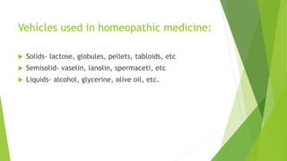 Homeopathic system of medicine | PPTX