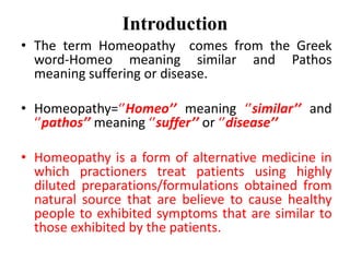 Homeopathy | PPT
