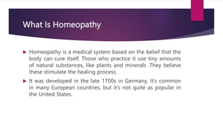 HOMEOPATHY A new approach to medicines.pptx